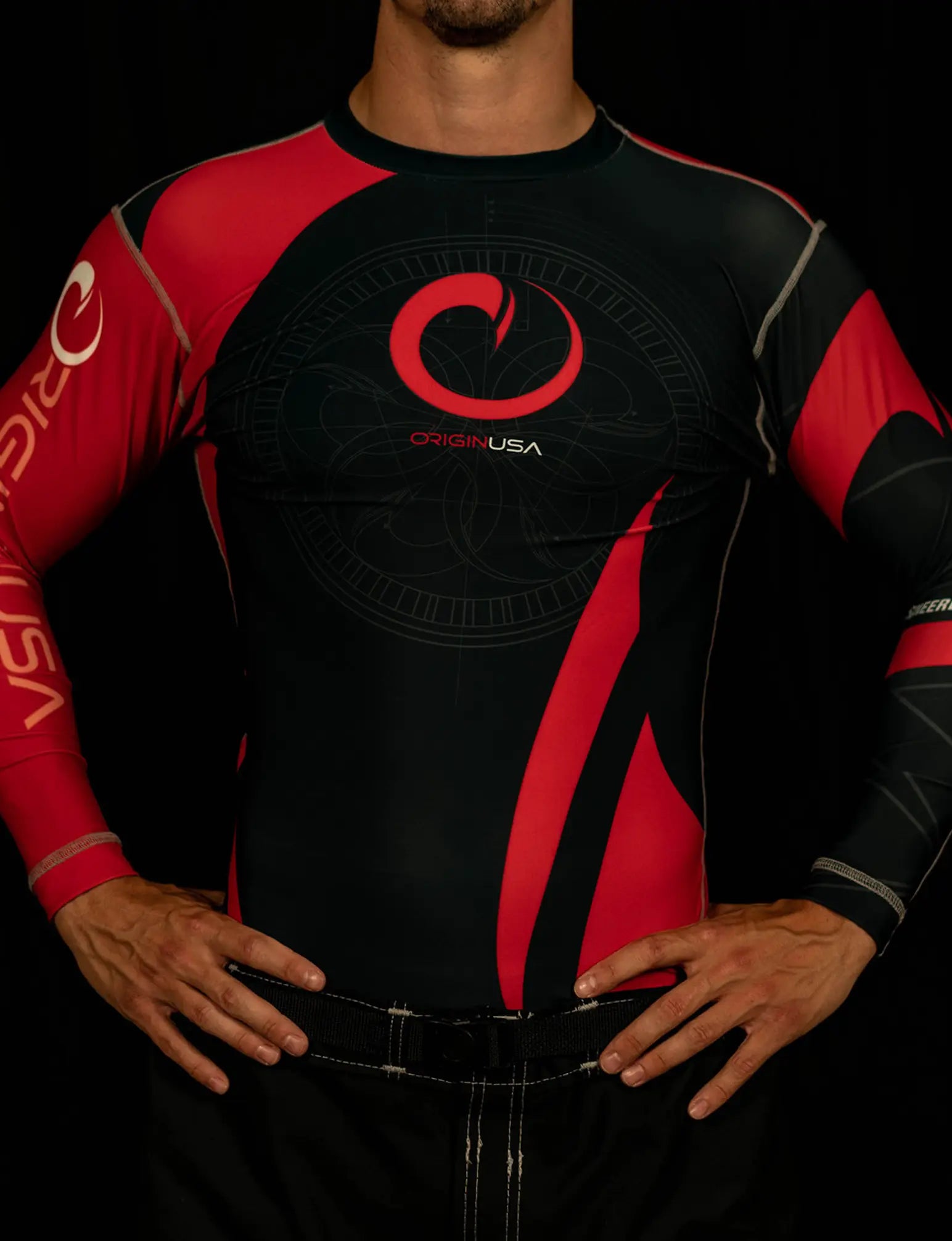 DAVINCI RANKED LS COMPRESSION FIT RASHGUARD – ORIGIN