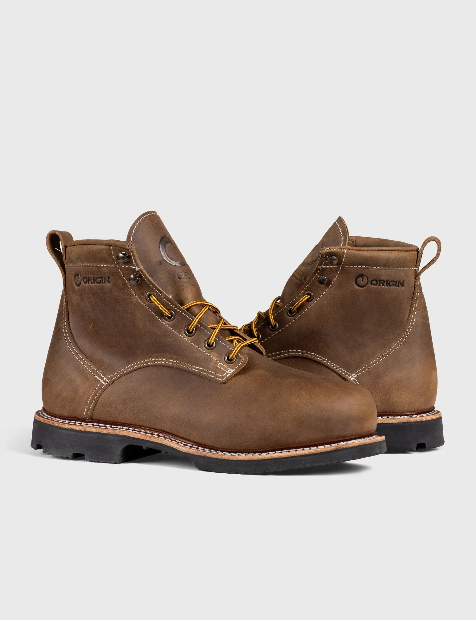 THE WILTON 6" STEEL TOE WORK BOOT - ALPHA - GRADED QUALITY – ORIGIN