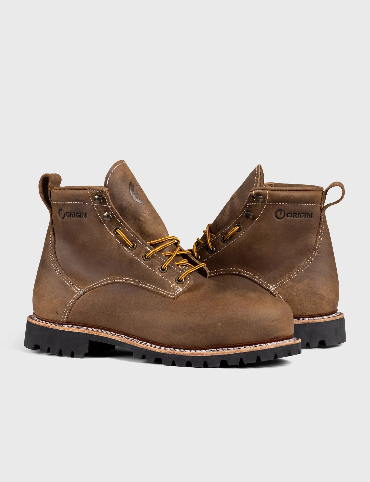 THE WILTON 6" STEEL TOE WORK BOOT - BIG LUG - GRADED QUALITY – ORIGIN