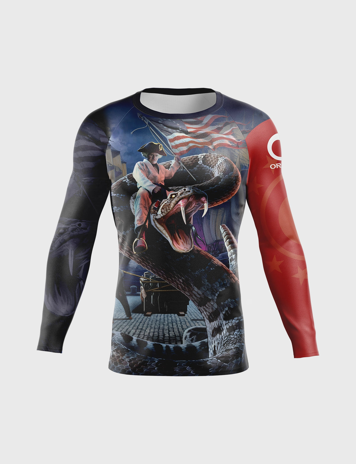 DON'T TREAD ON ME LS COMPRESSION FIT RASHGUARD 2.0 – ORIGIN
