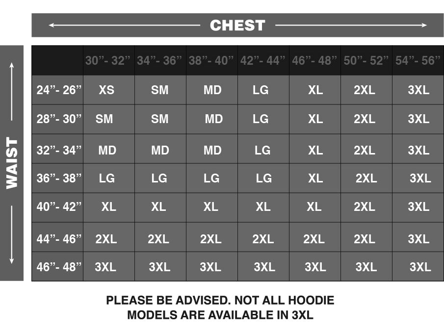 Size Guide – ORIGIN